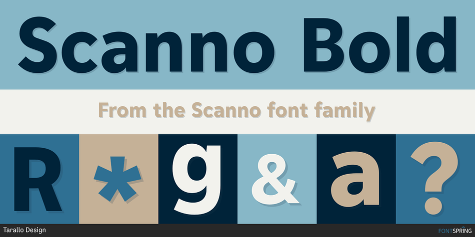 Scanno Bold Font