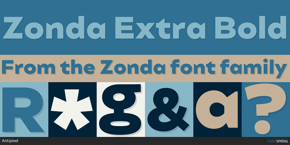 Zonda Extra Bold Font