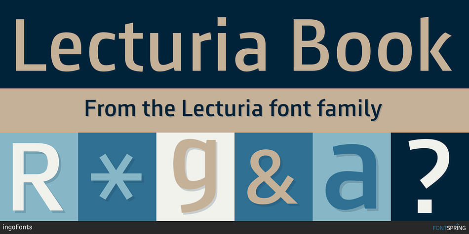 Lecturia Book Font