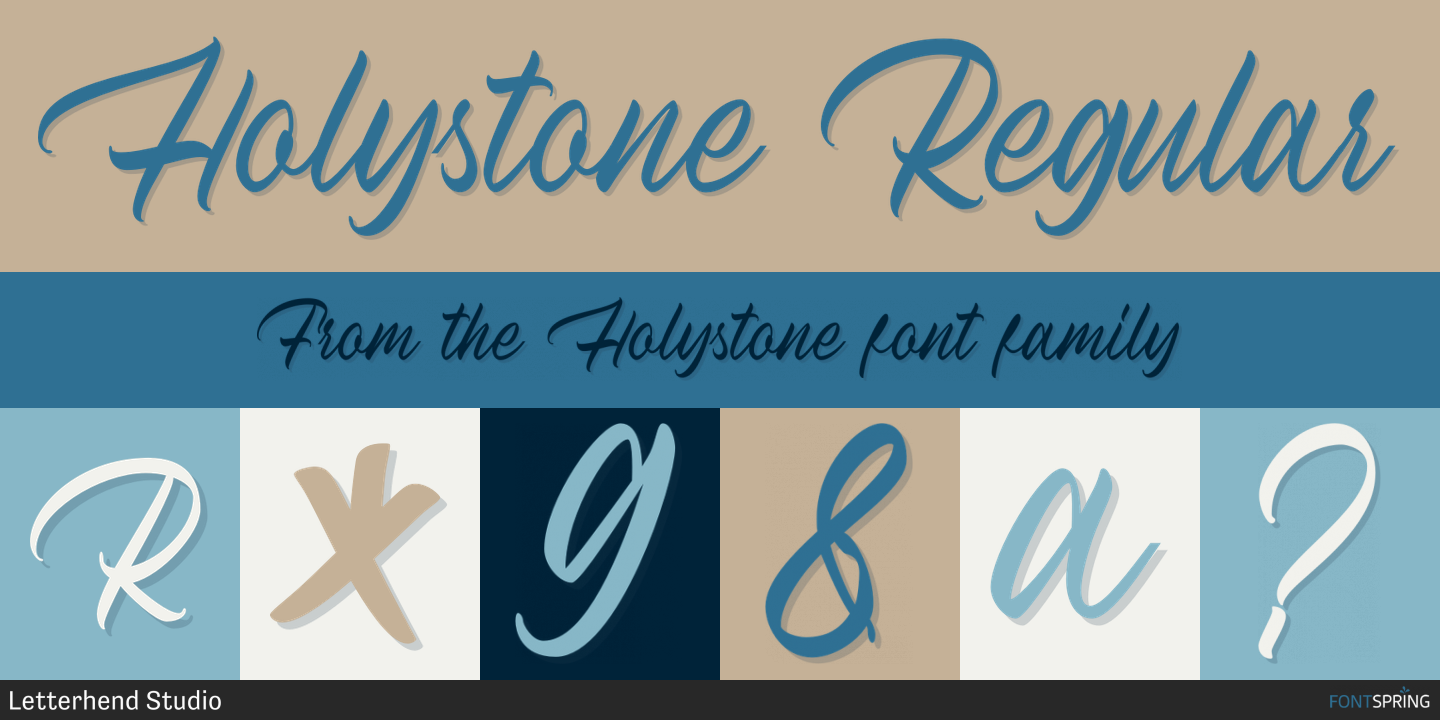 Fonts similar to Holystone