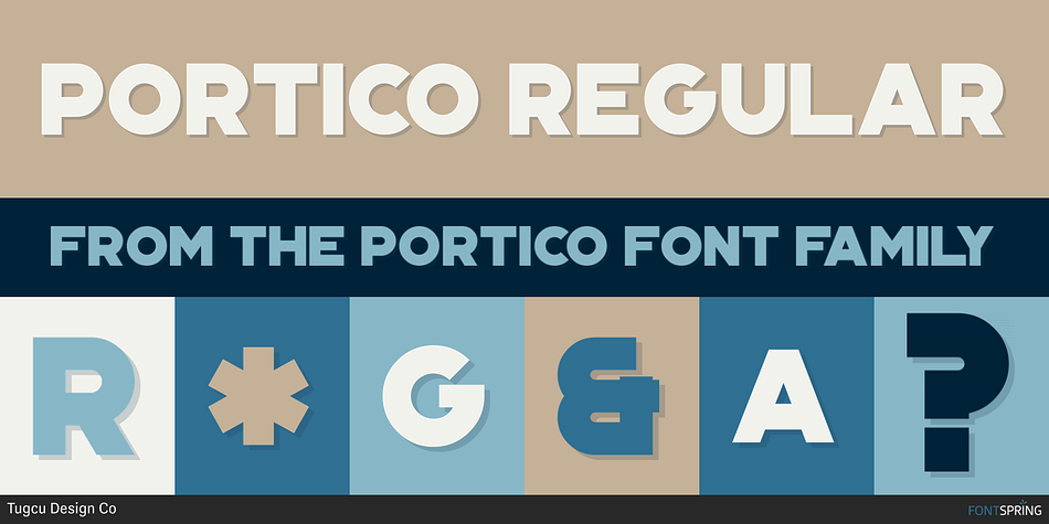 Portico Regular Font