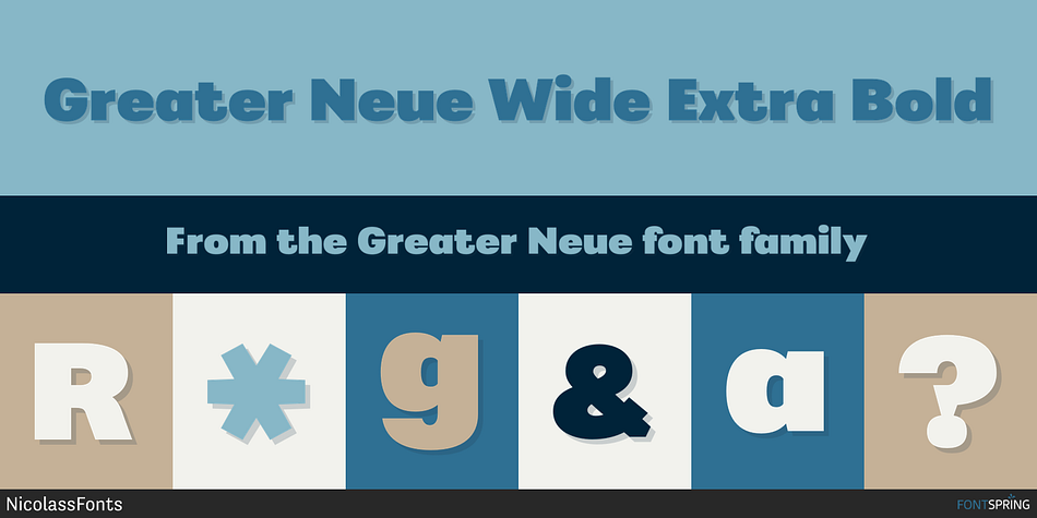 Greater Neue Wide Extra Bold Font