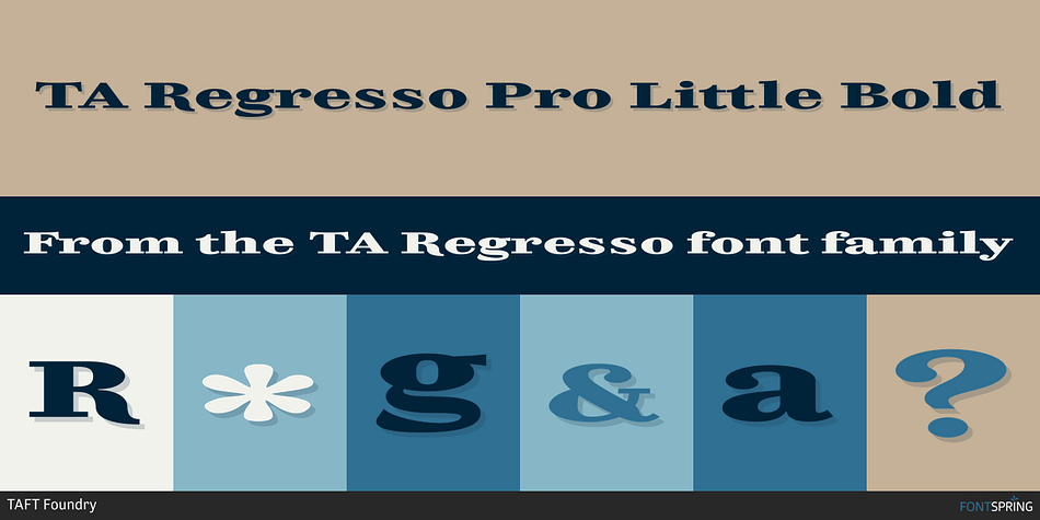 TA Regresso Pro Little Bold Font