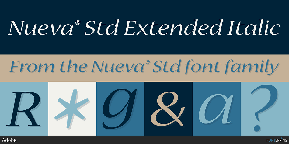 Nueva® Std Font