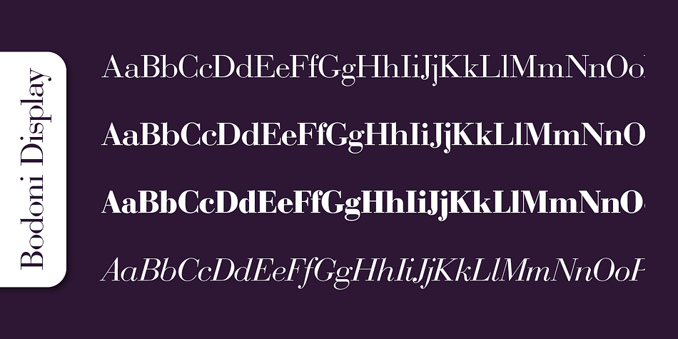 Bodoni Display Pro Font