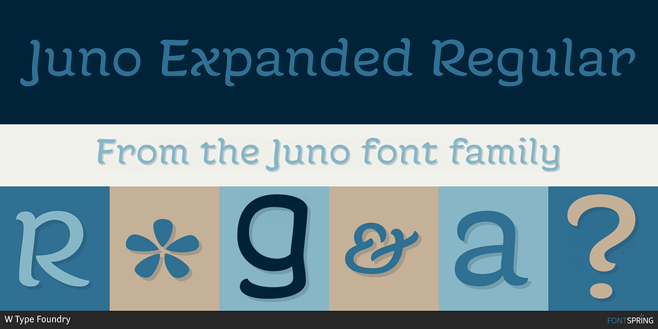 Juno Expanded Font