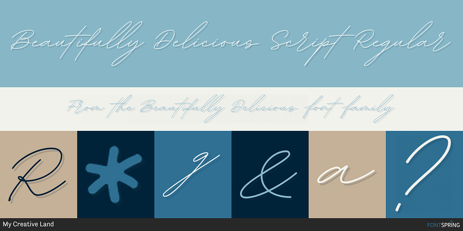 Beautifully Delicious Script Font