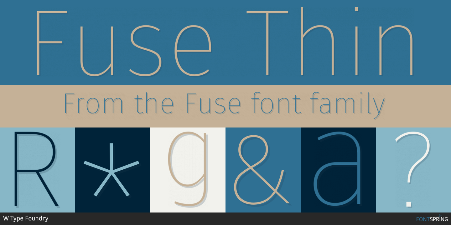 Fonts similar to Fuse