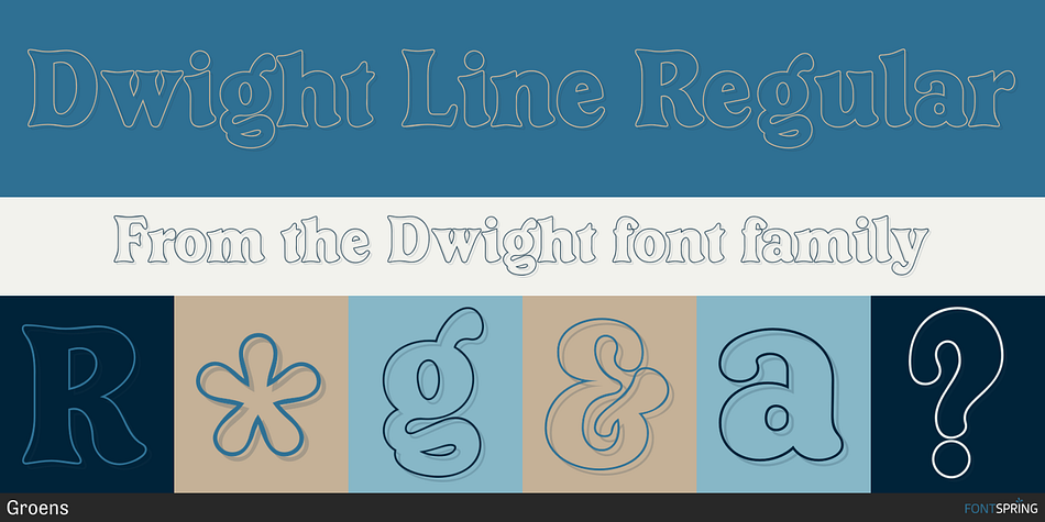 Dwight Line Regular Font