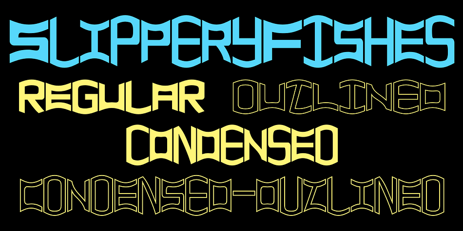 SlipperyFishes Font