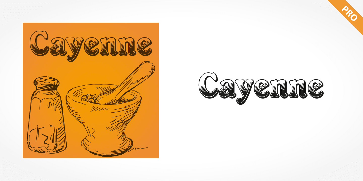 Cayenne Pro Font