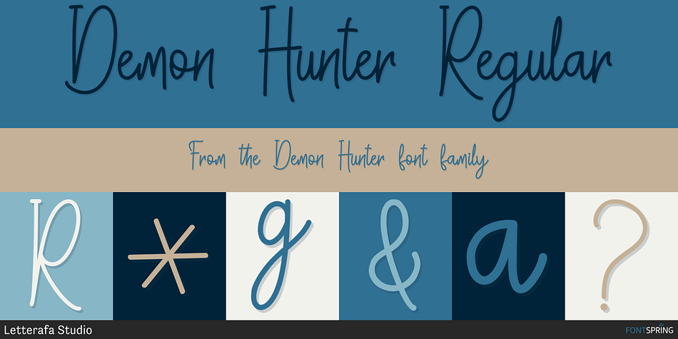Demon Hunter Regular Font