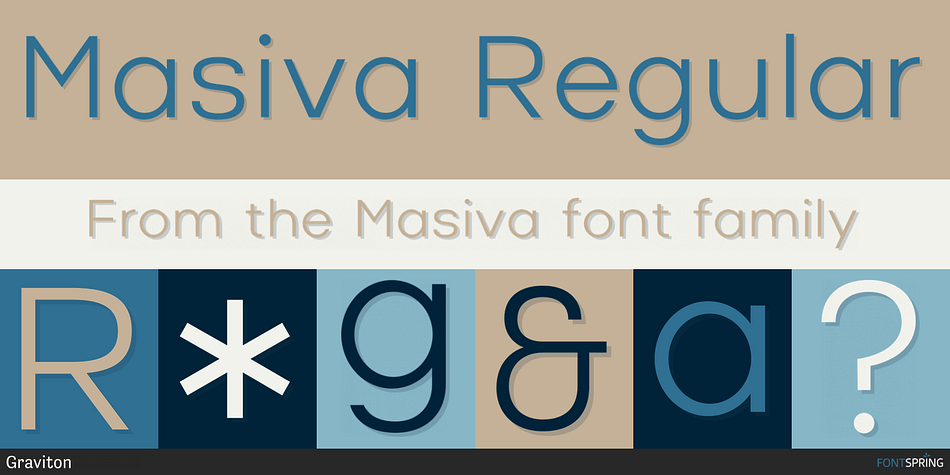Masiva Regular Font
