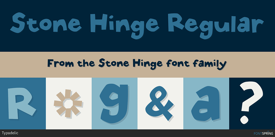 Stone Hinge Font | Fontspring