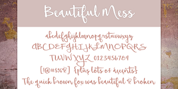 Beautiful Mess Font