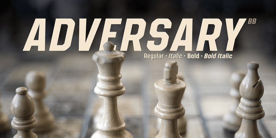 Adversary BB Font