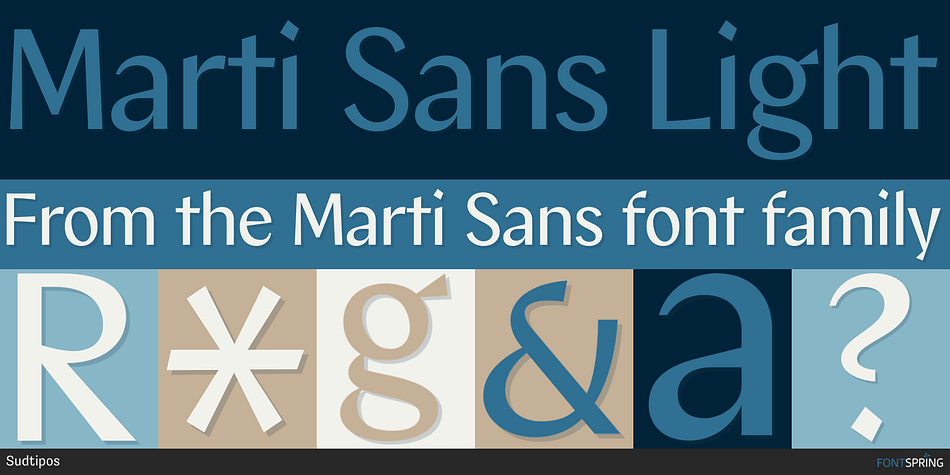 Marti Sans Light Font