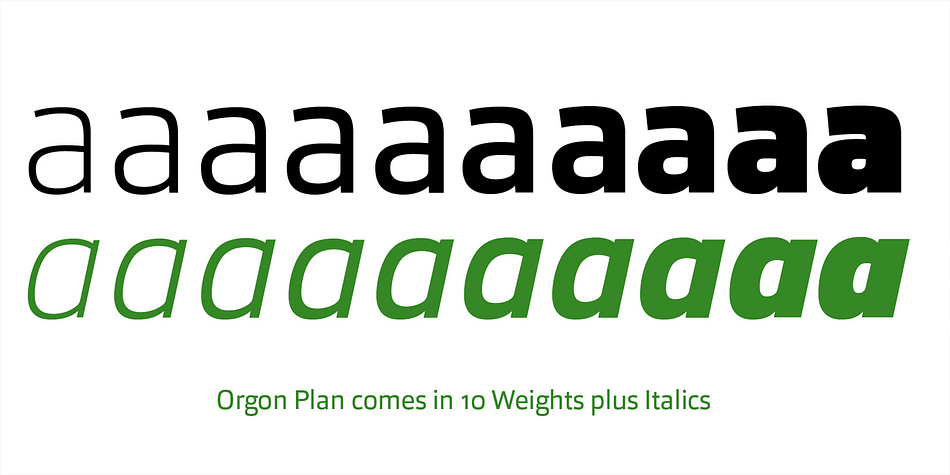 Orgon Plan Font