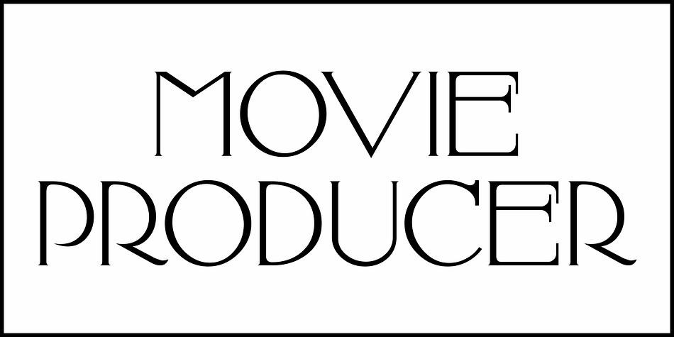 Movie Producer JNL Font