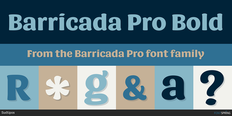Barricada Pro Bold Font