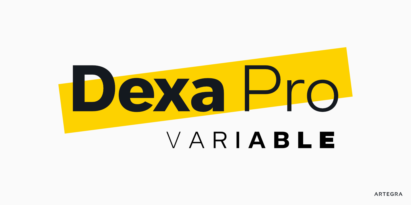 Dexa Pro Variable Font