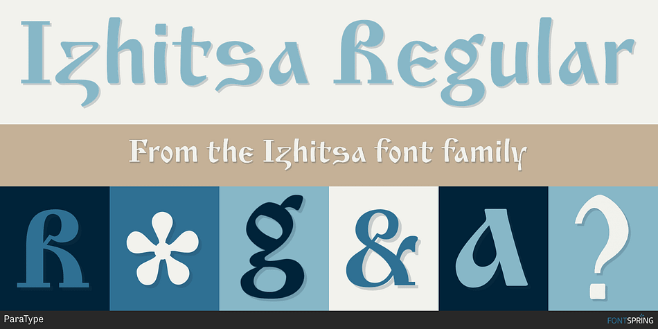 Izhitsa Font