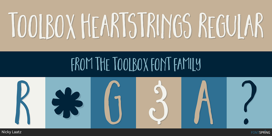 Toolbox Heartstrings Regular Font