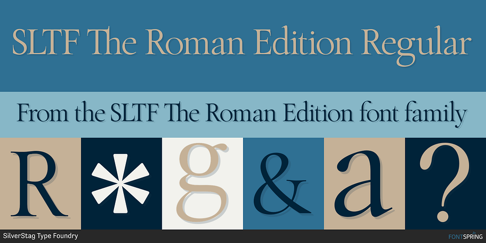 SLTF The Roman Edition Regular Font