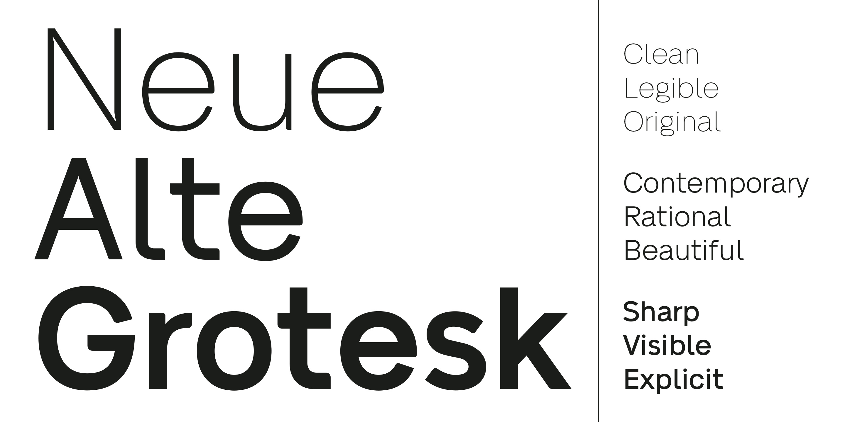 Neue Alte Grotesk Font