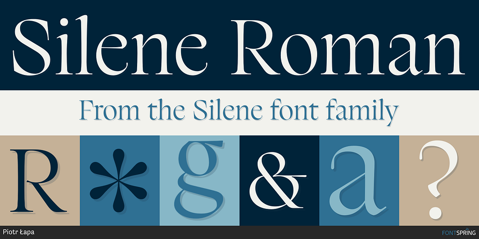 Silene Roman Font