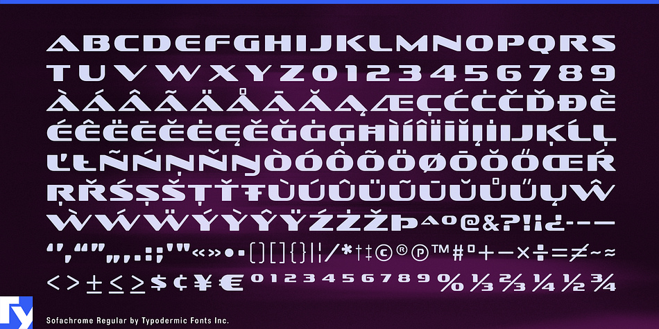 Sofachrome Font