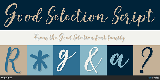 Fonts similar to Good Selection