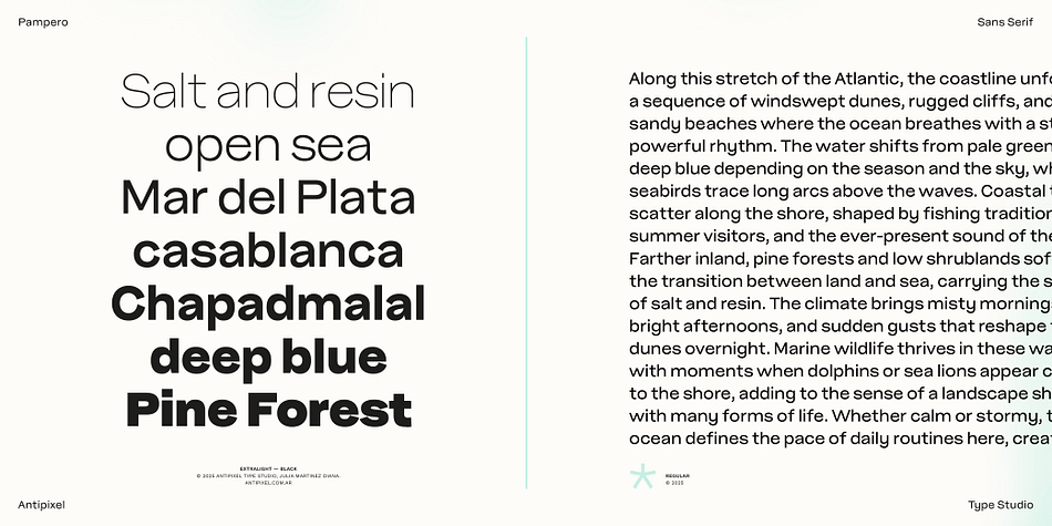 Pampero Font