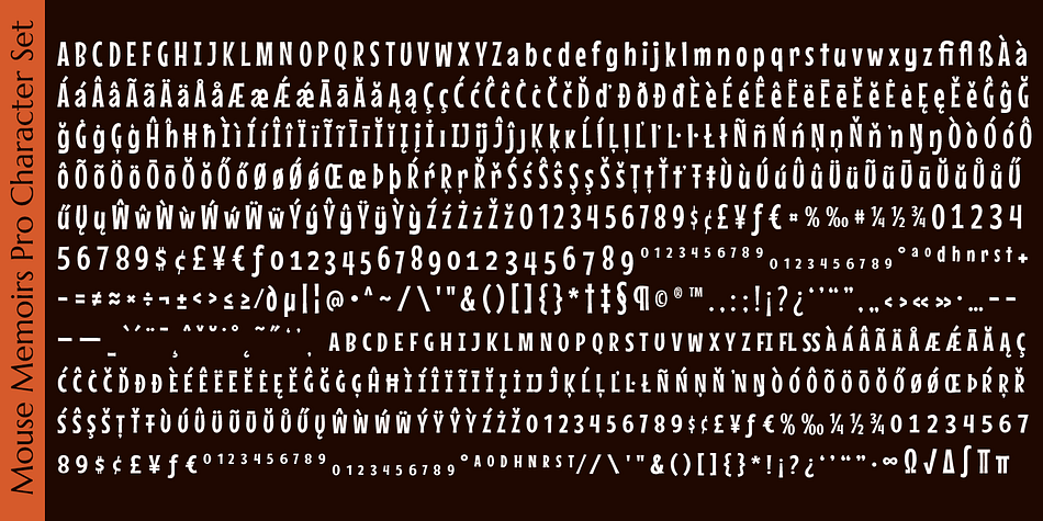 Mouse Memoirs Pro Font