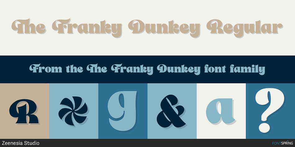 The Franky Dunkey Font