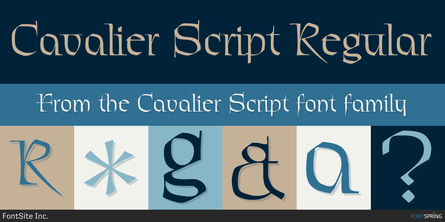 Cavalier Script Font