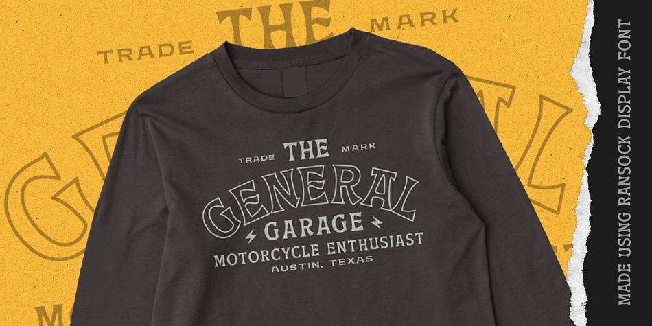 Ransock Display Font