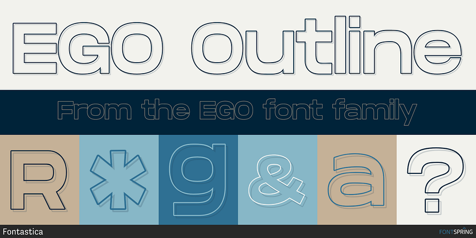 EGO Outline Font