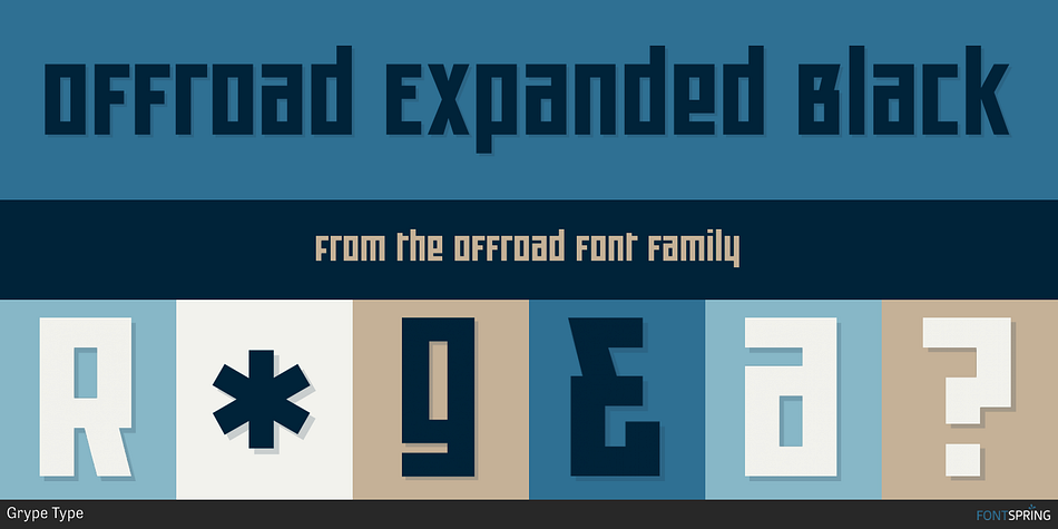 Offroad Expanded Font