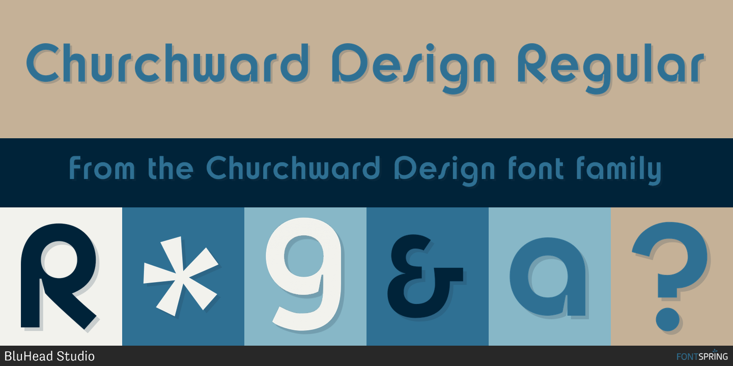 Fonts similar to Churchward Design