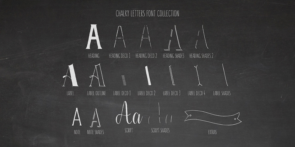 Chalky Letters Font