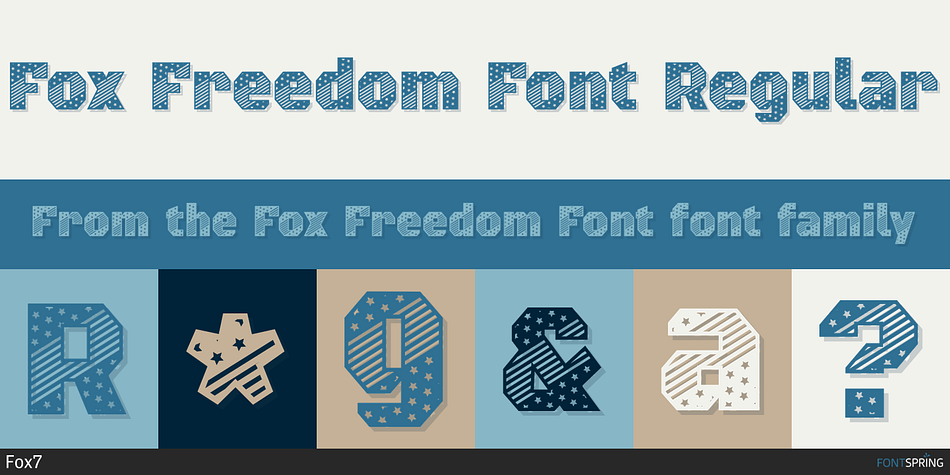Fox Freedom Font Regular Font