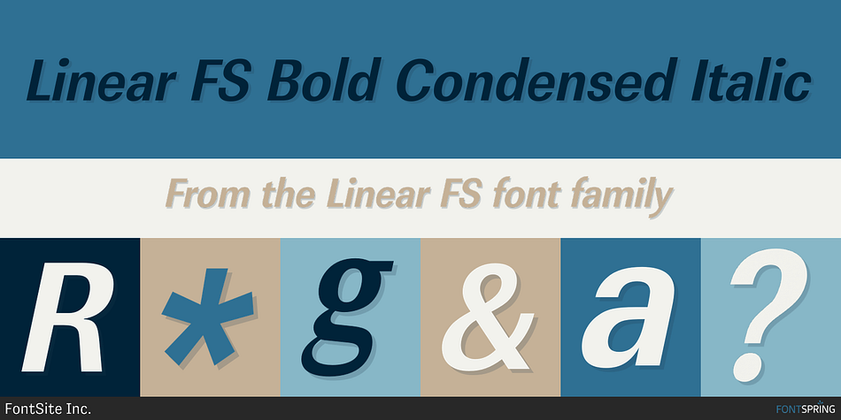 Linear FS Font