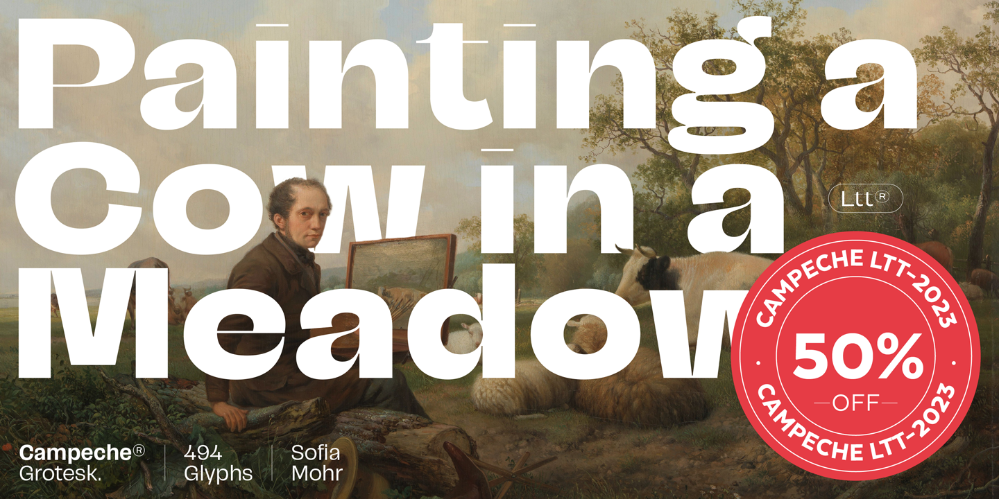 Campeche Expanded Light Font