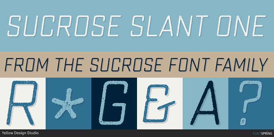 Sucrose Slant One Font