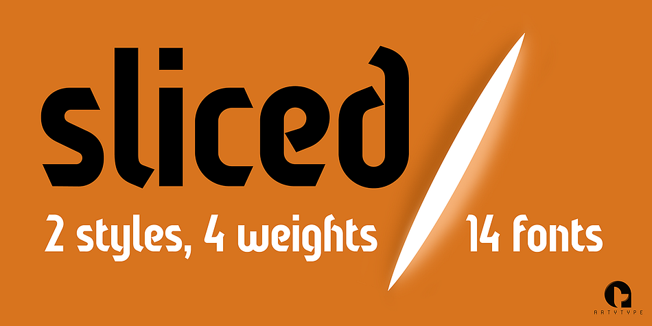 Sliced Font
