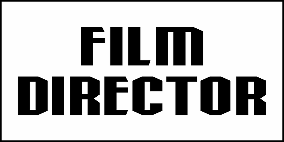 Film Director JNL Font