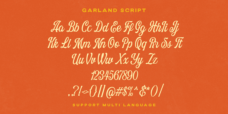 Garland Font