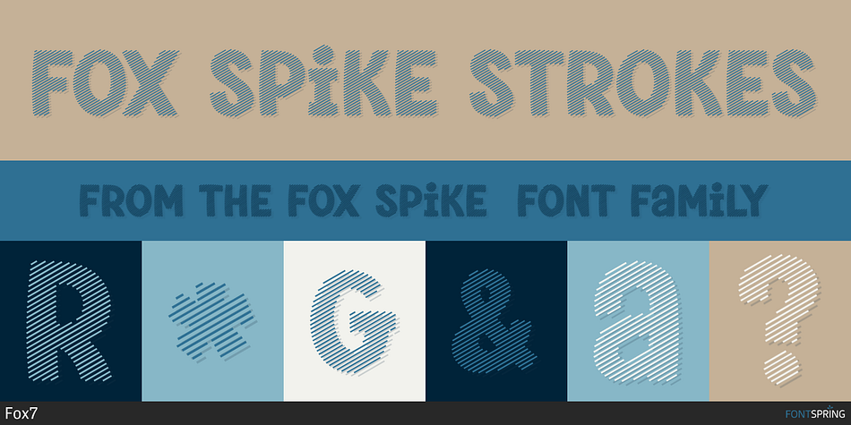 Fox Spike Strokes Font