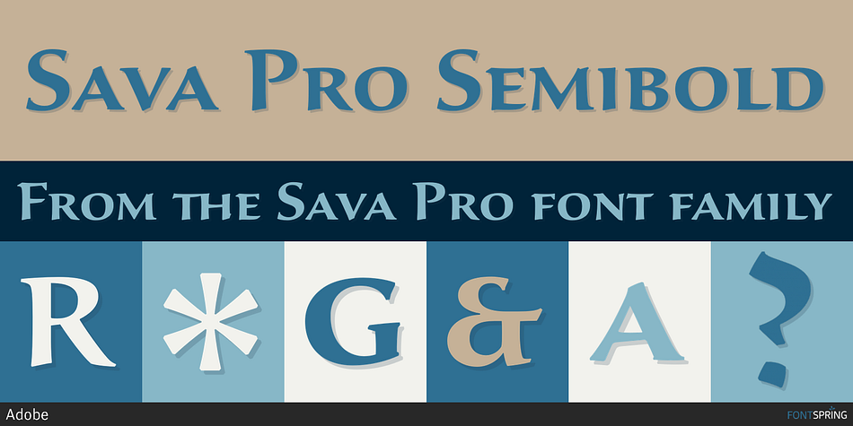 Sava Pro Font